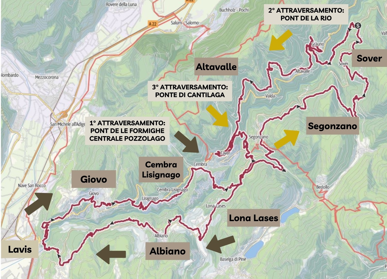 Nasce il cammino delle terre sospese: unirà le due sponde della val di ...