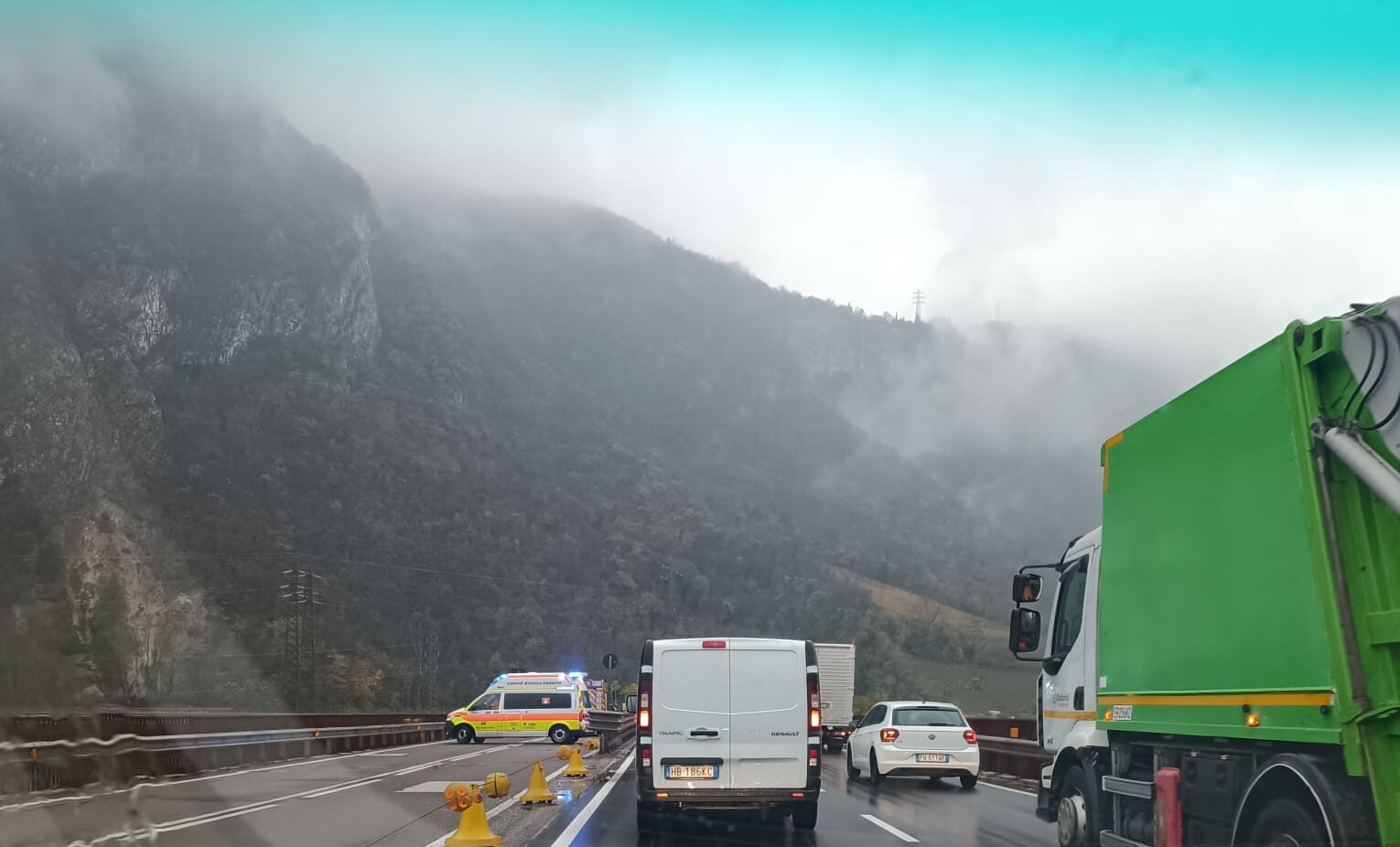 Incidenti e traffico: mattinata difficile sulla tangenziale di Trento