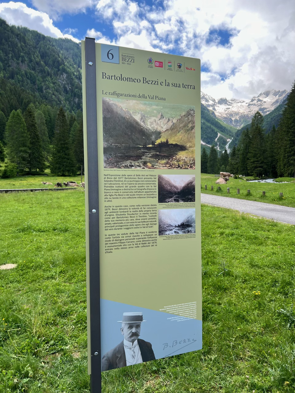 Val di sole, un «trekking culturale» dedicato all’artista Bartolomeo ...