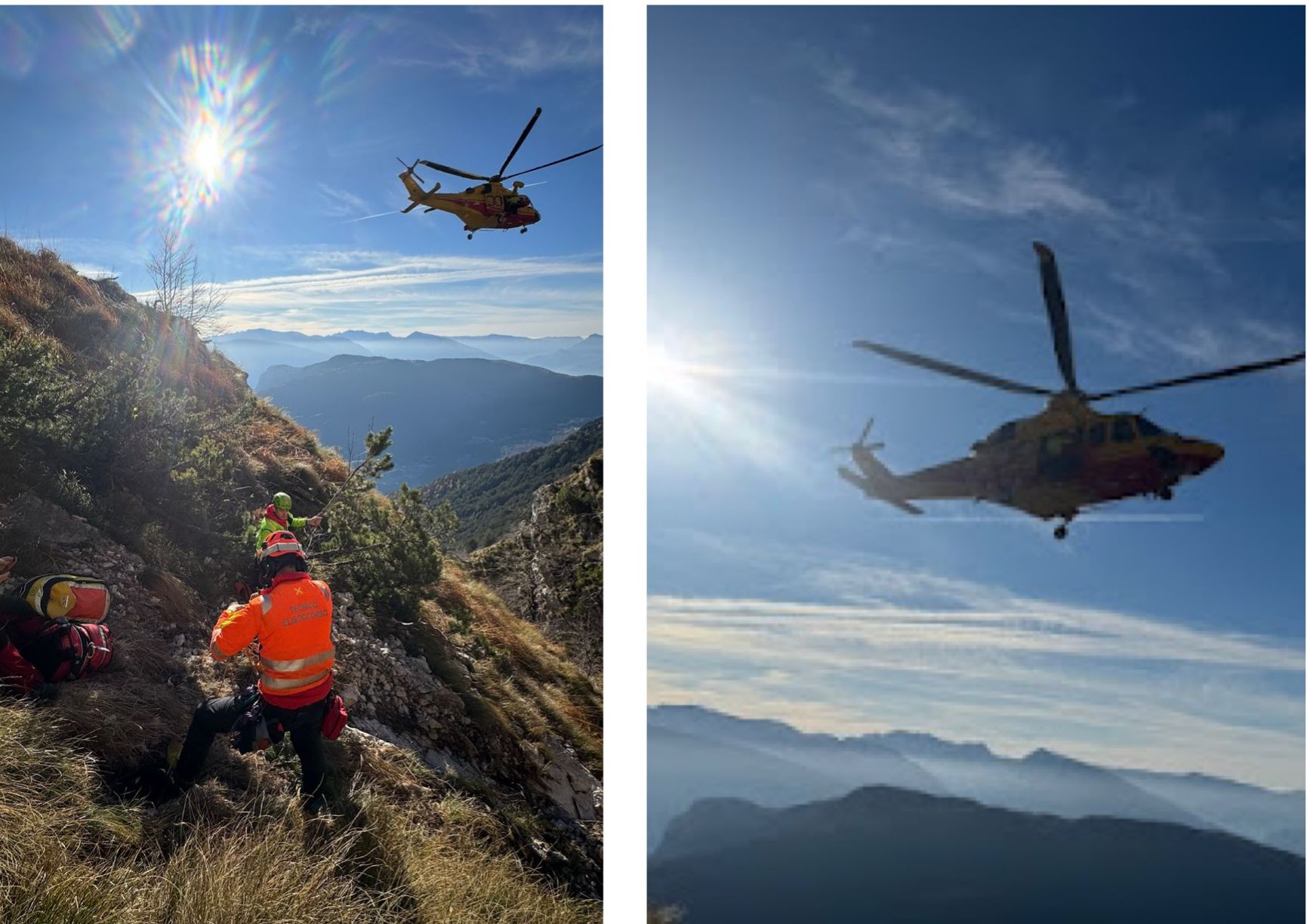 Monte Bondone, quattordicenne scivola per 200 metri lungo un pendio: è ...
