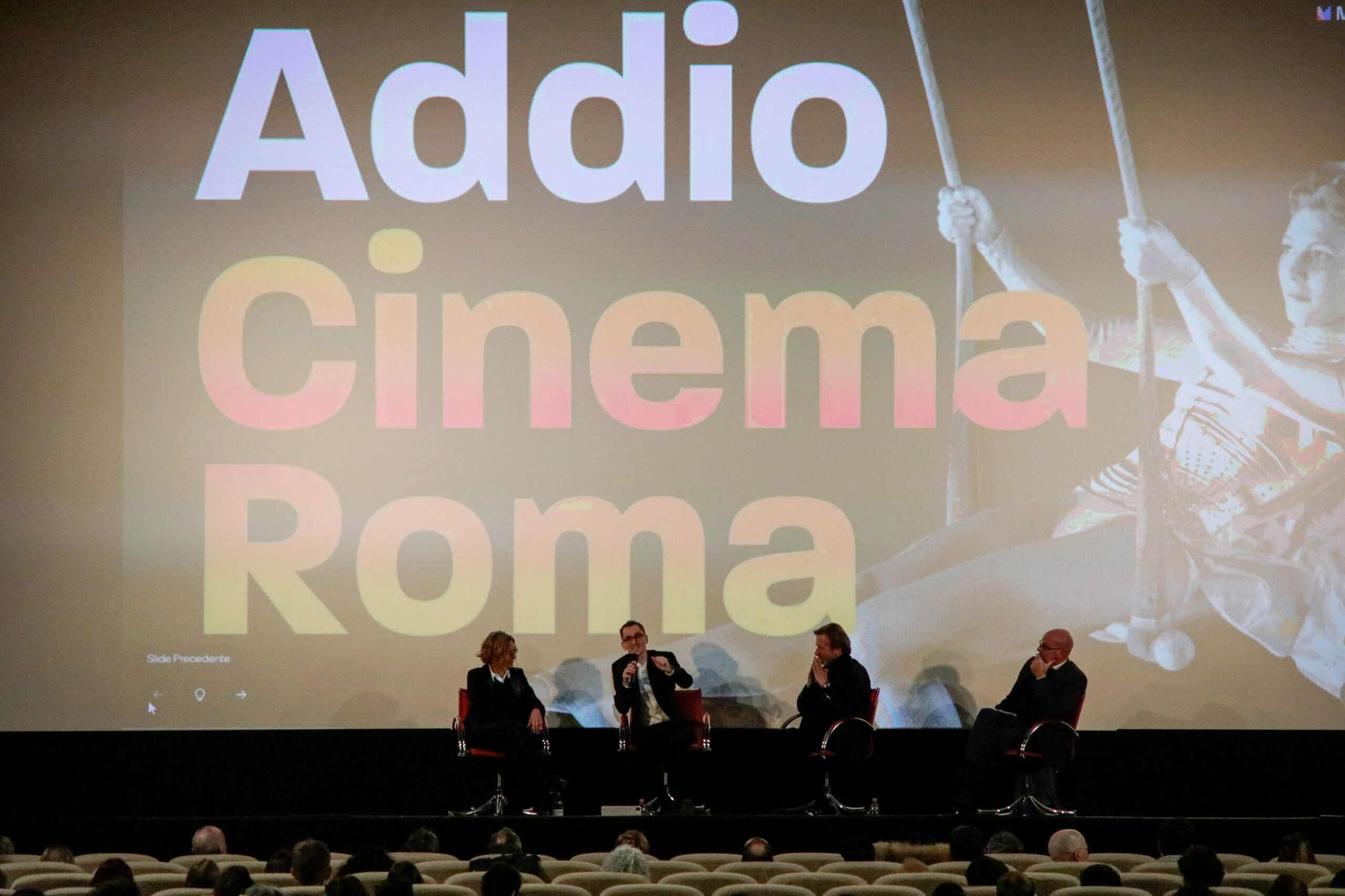 Cinema Roma: ultima proiezione sold out, Claudio Geat contro Franco ...