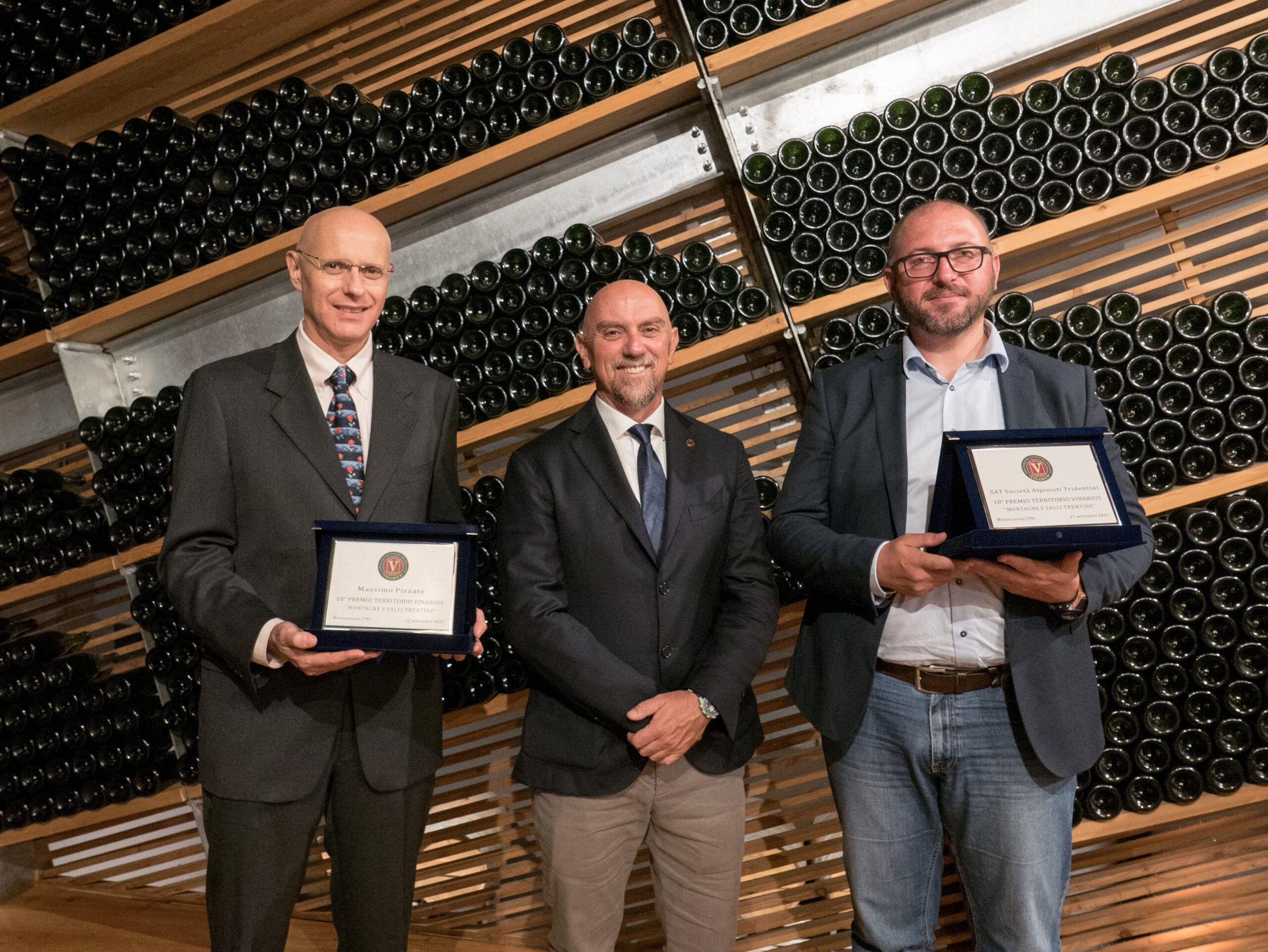 I premi Vinarius al professor Massimo Pizzato e alla Sat
